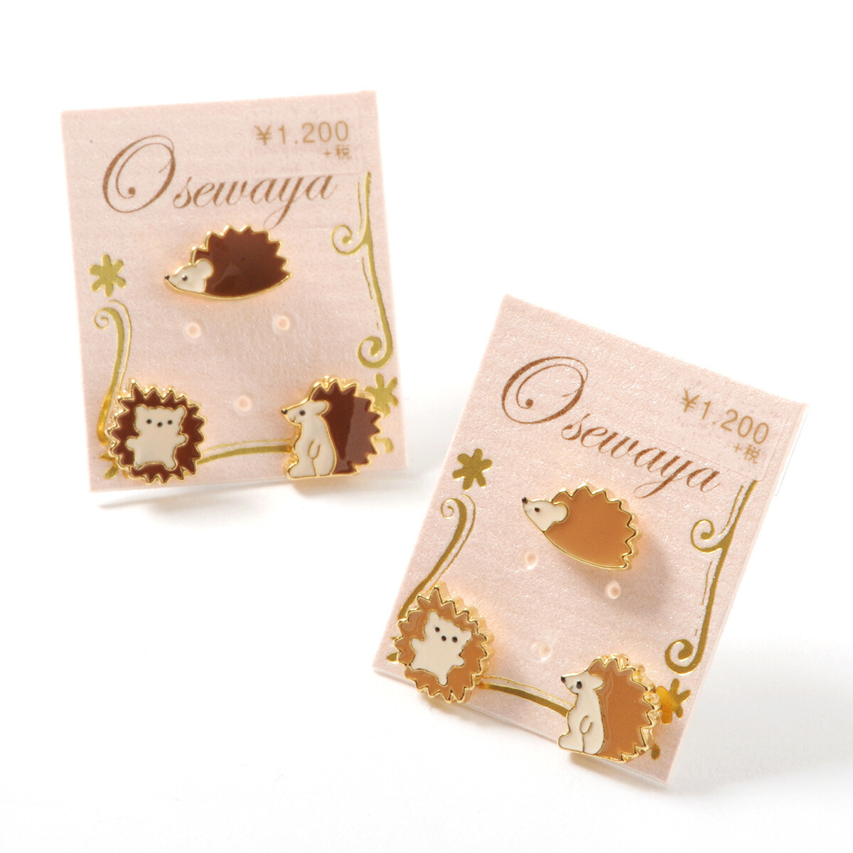 Osewaya Hedgehog Earrings - Tokyo Otaku Mode (TOM)