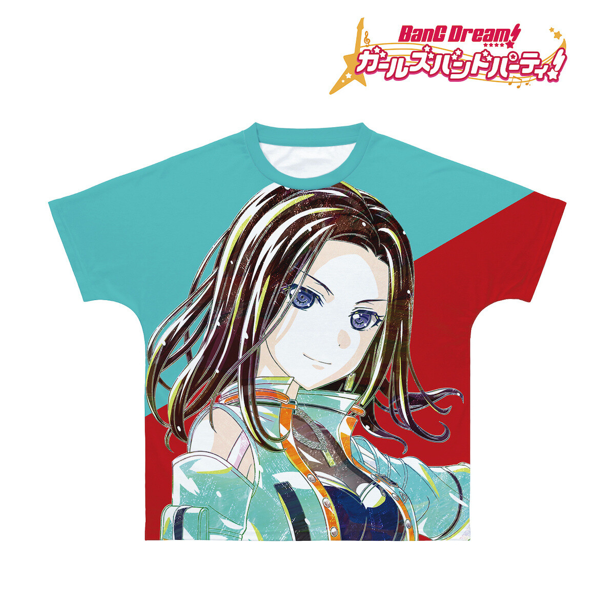 BanG Dream! Girls Band Party! Layer Ani-Art Unisex Full Graphic T-Shirt ...