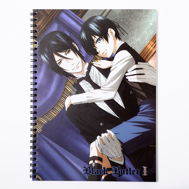 Black Butler 2 Butlers & Masters Spiral Notebook - Tokyo Otaku Mode (TOM)