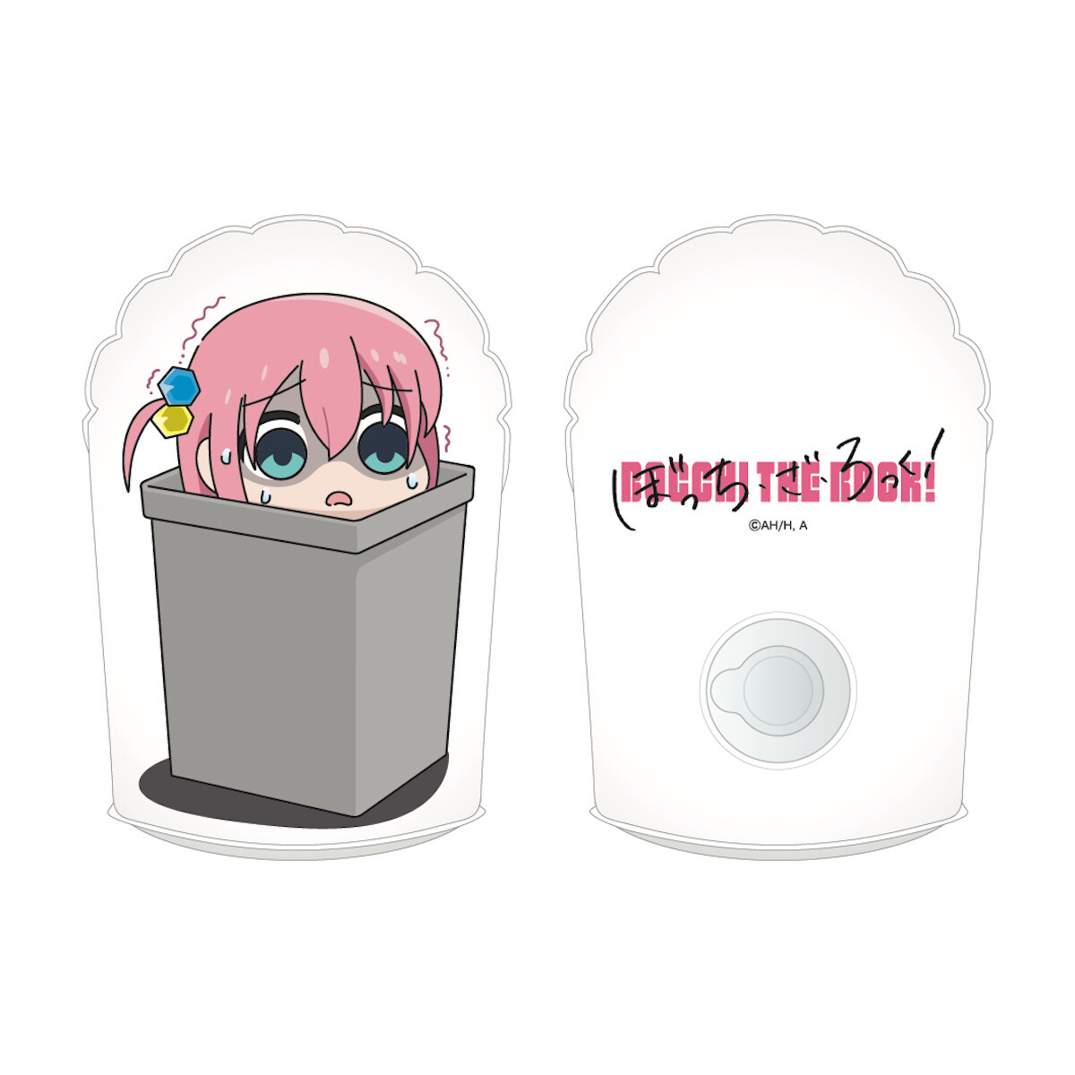 Bocchi the Rock! Desu. Hitori Gotoh in Trash Can Tumbler Balloon ...