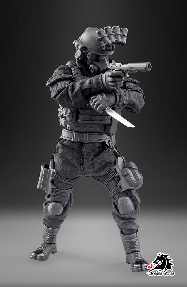 SCP Foundation Series MTF Alpha-1 Red Right Hand 1/12 Scale Action ...