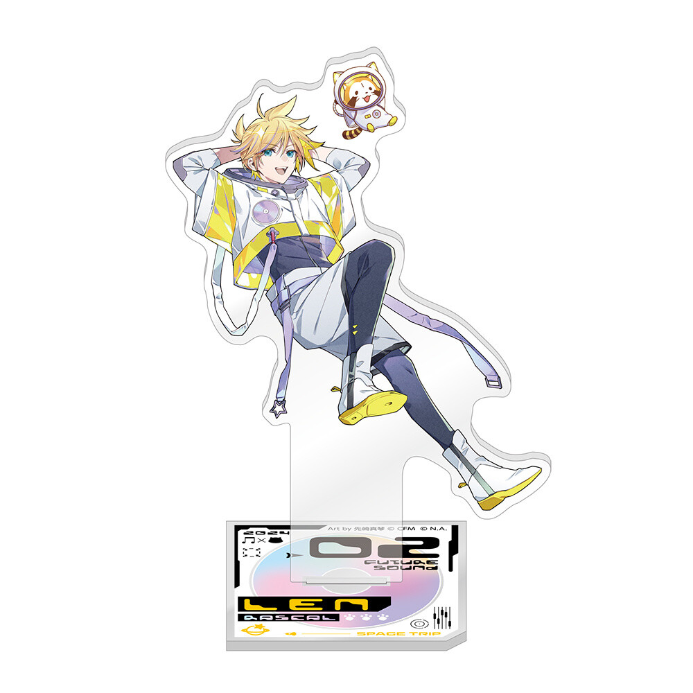 Hatsune Miku x Rascal the Raccoon 2024 Acrylic Stand Kagamine Len ...