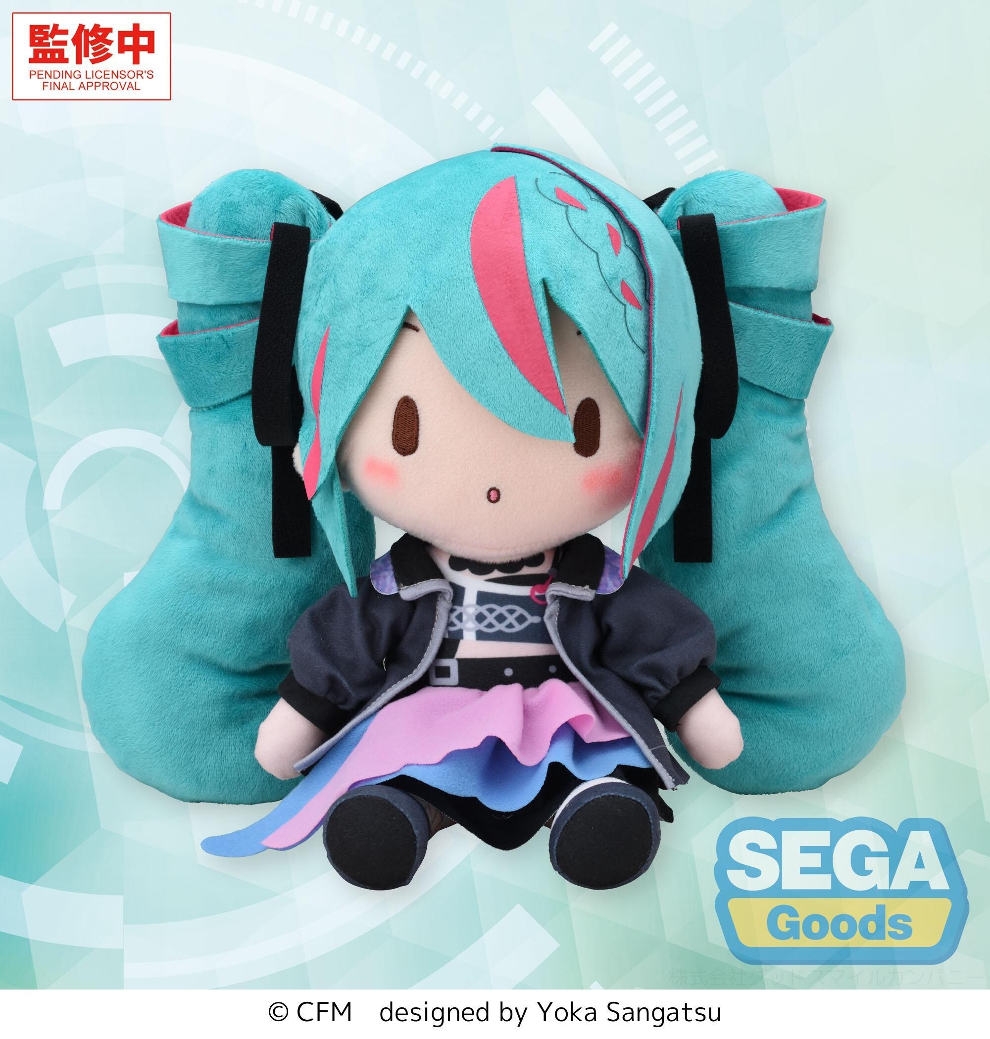 Hatsune Miku: Punk! Ver. Fuwapuchi Plushie M: Sega 48% OFF - Tokyo Otaku Mode (TOM)