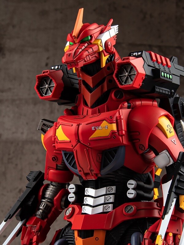 Godzilla vs. Evangelion Mechagodzilla (Revised) EVA Unit-02 Color Ver ...