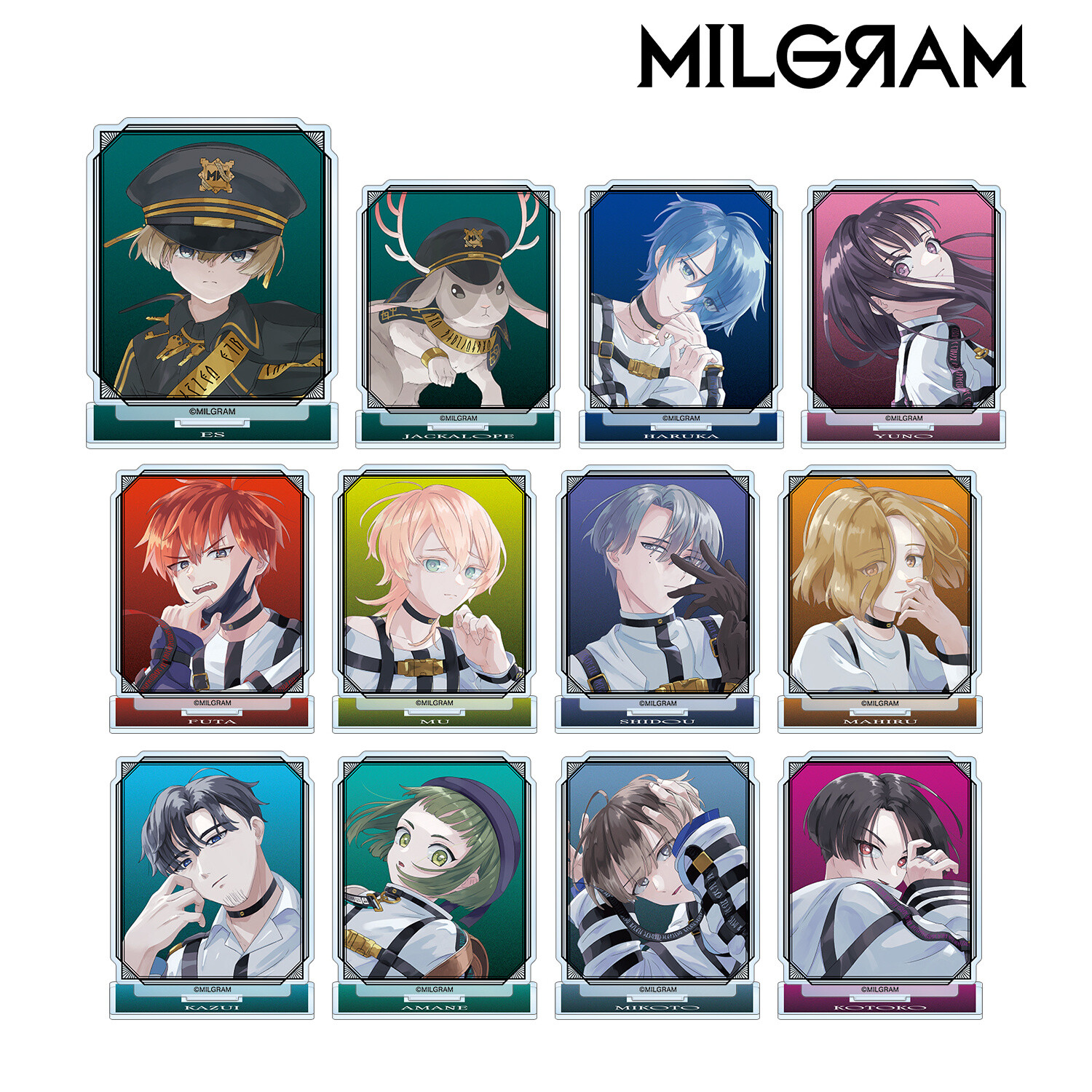 Milgram LIVE EVENT hallucination Ver. Trading Acrylic Stand Complete ...