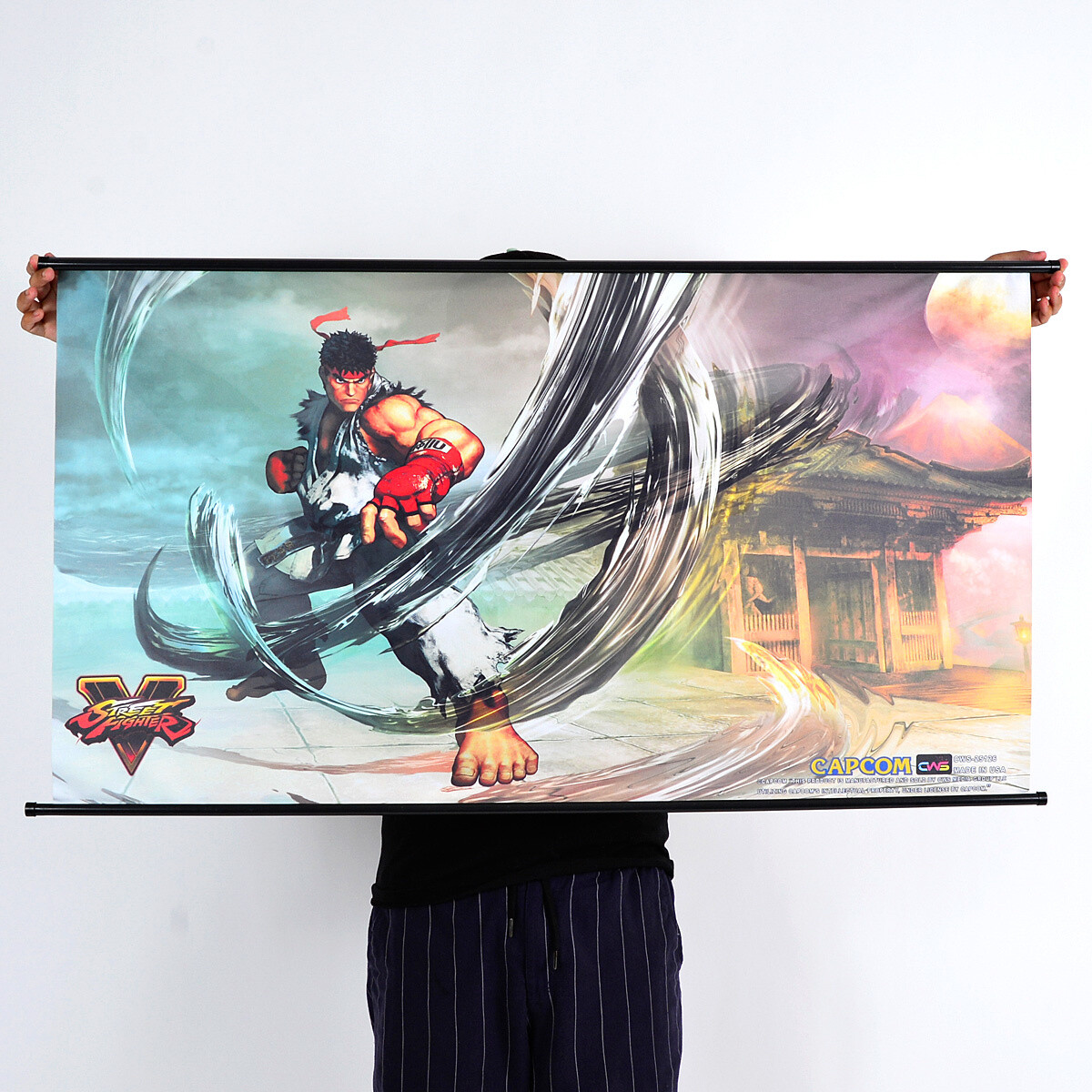 Street Fighter V Ryu Wall Scroll Poster - Tokyo Otaku Mode (TOM)