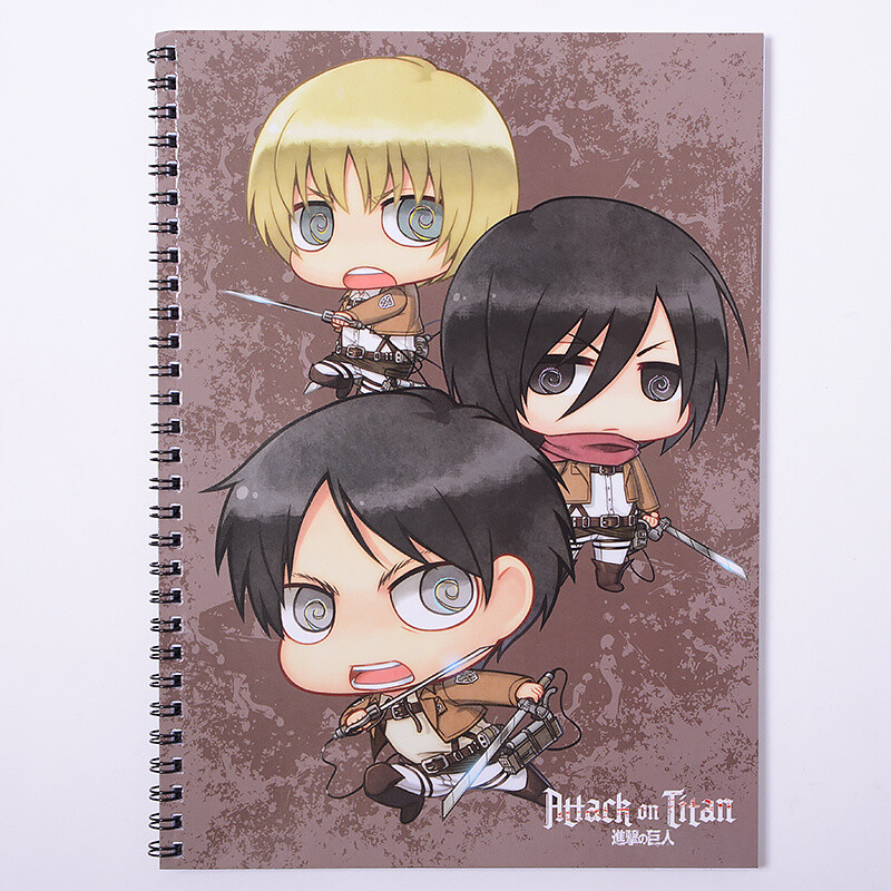 Attack on Titan Main Three + Titan Spiral Notebook - Tokyo Otaku Mode (TOM)