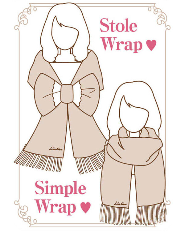 LIZ LISA Ribbon Checkered Stole - Tokyo Otaku Mode (TOM)