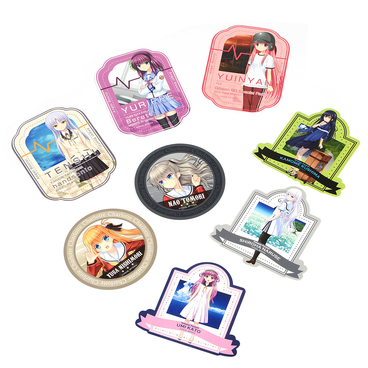 Key 20th Anniversary Travel Sticker Collection 3: VisualArt's/Key ...