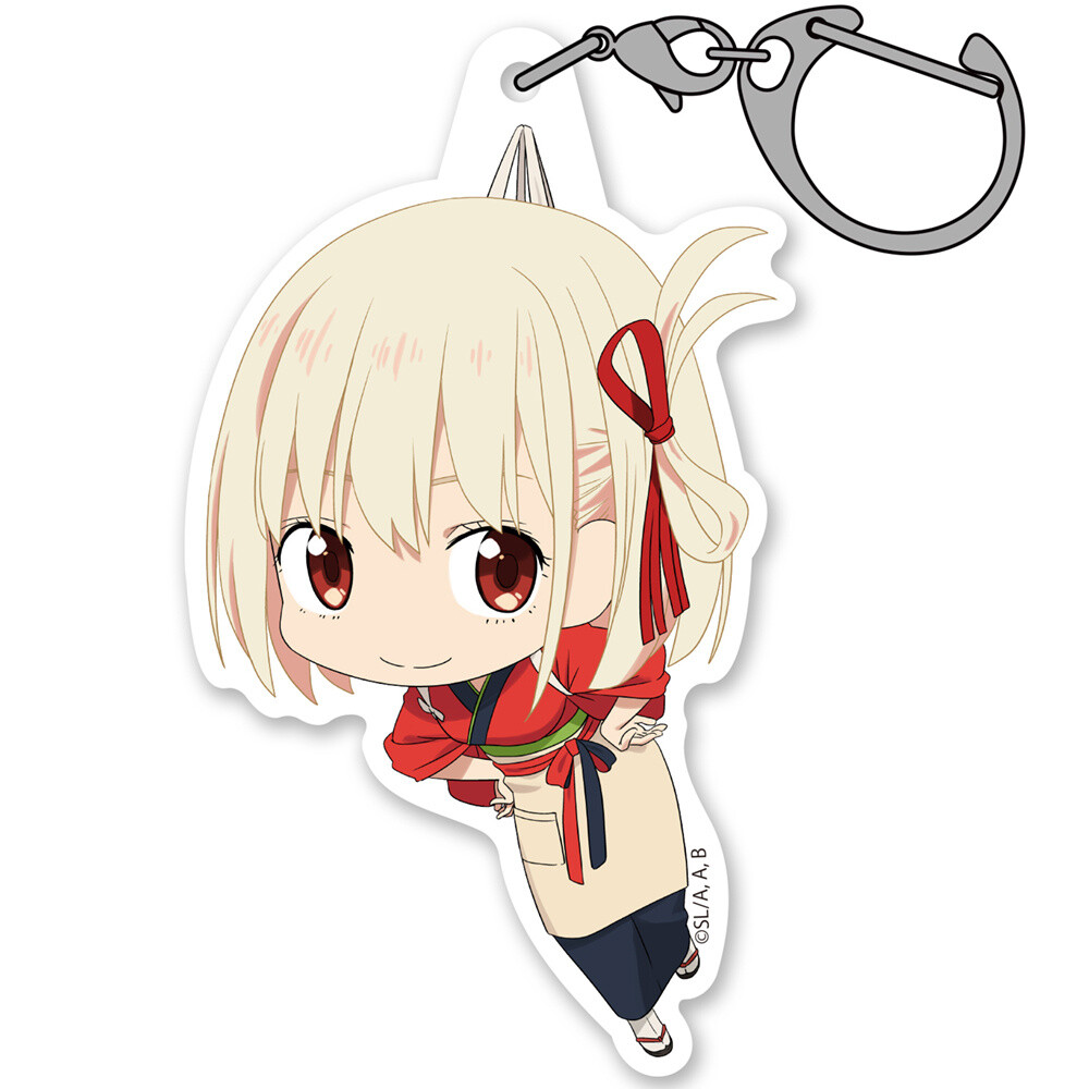 Lycoris Recoil Acrylic Tsumamare Keychain Collection Chisato Nishikigi: Cafe LycoReco Ver ...