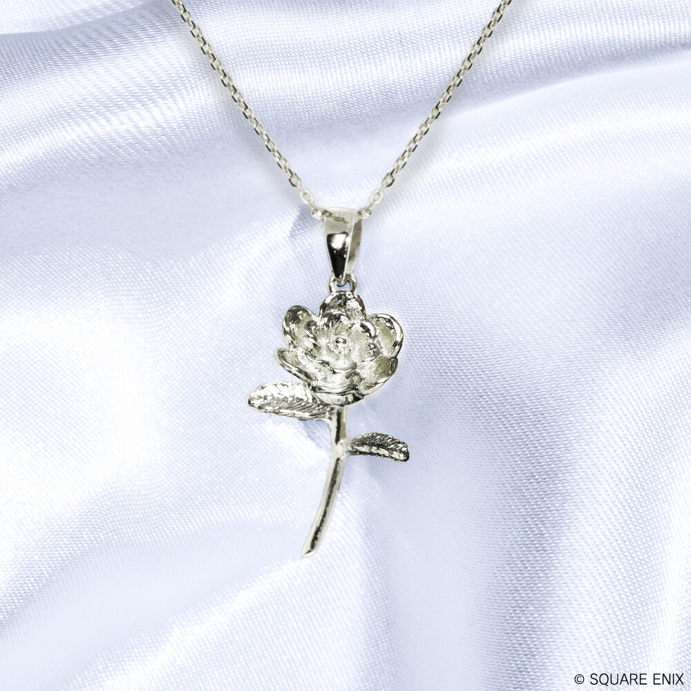 Final Fantasy XIV Silver Pendant Elpis Flower - Tokyo Otaku Mode (TOM)