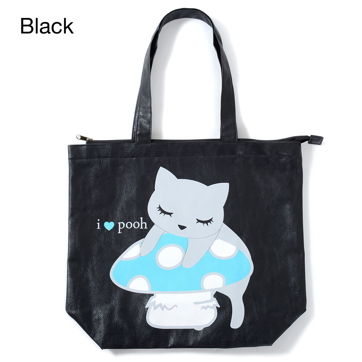 Osumashi Pooh-chan Pooh-chan on a Mushroom Tote Bags - Tokyo Otaku Mode ...