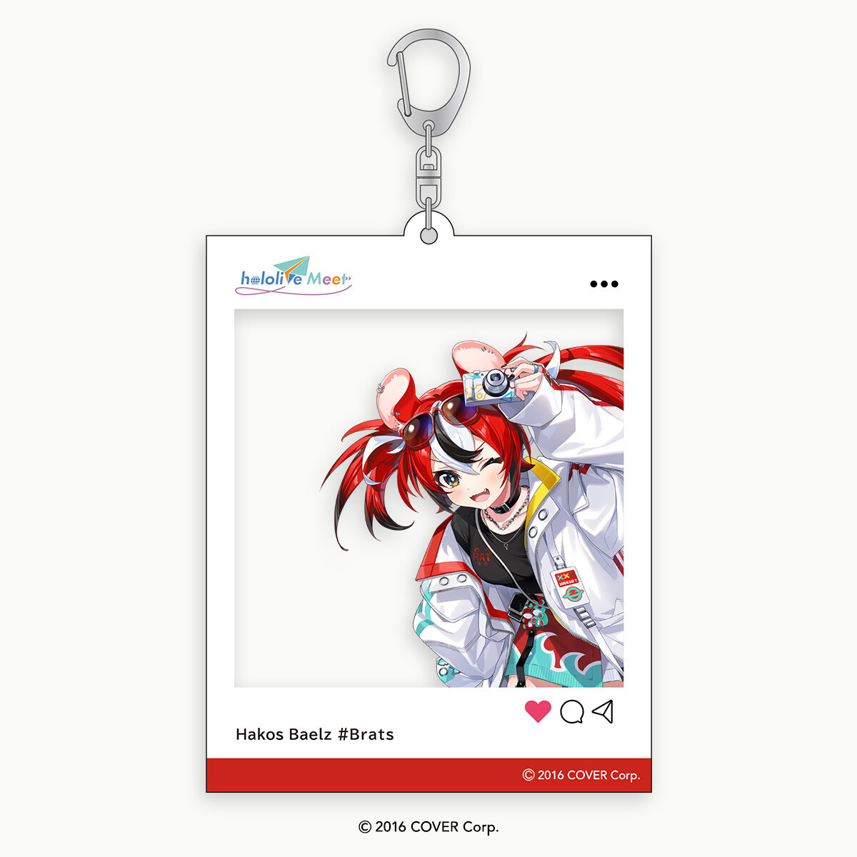 hololive Meet 2024 Social Media Style Acrylic Keychain - Hakos Baelz ...