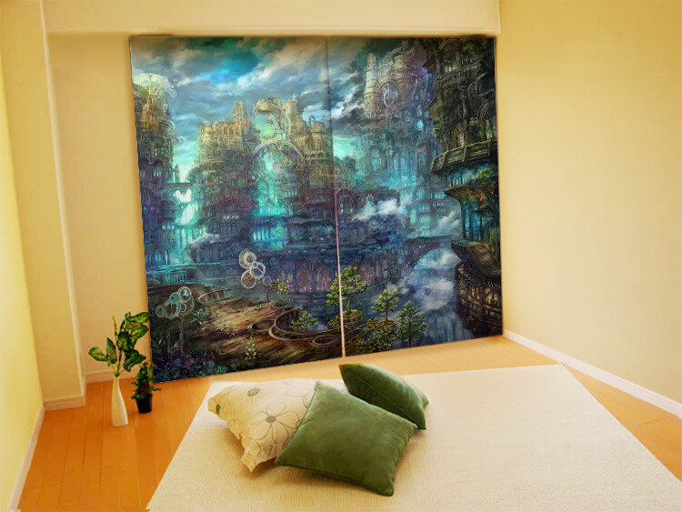 Munashichi Illustrated Curtains: Munashichi - Tokyo Otaku Mode (TOM)