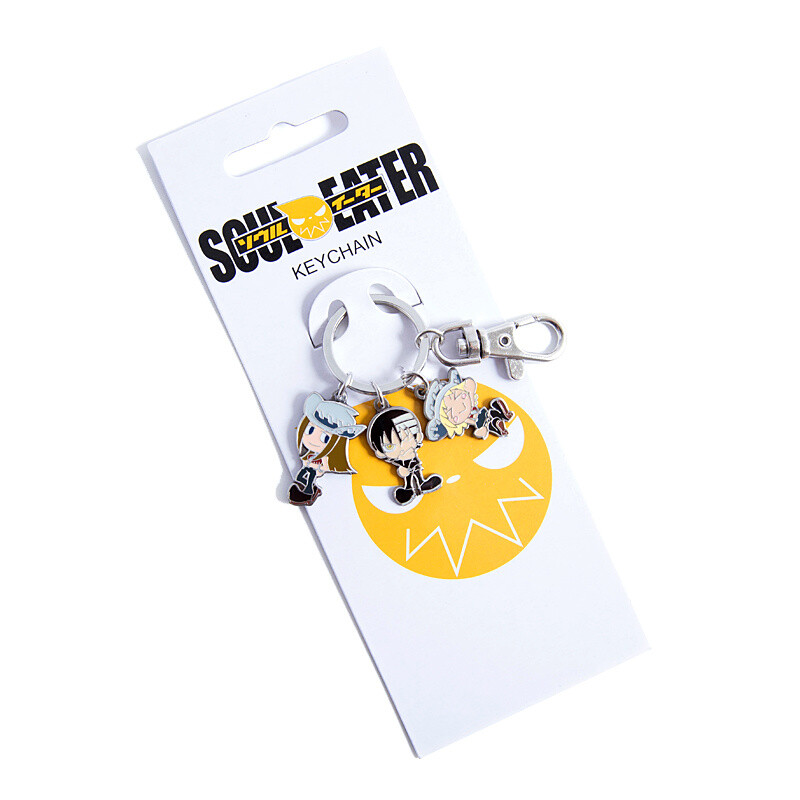 Soul Eater Death the Kid & The Thompson Sisters Metal Keychain - Tokyo ...