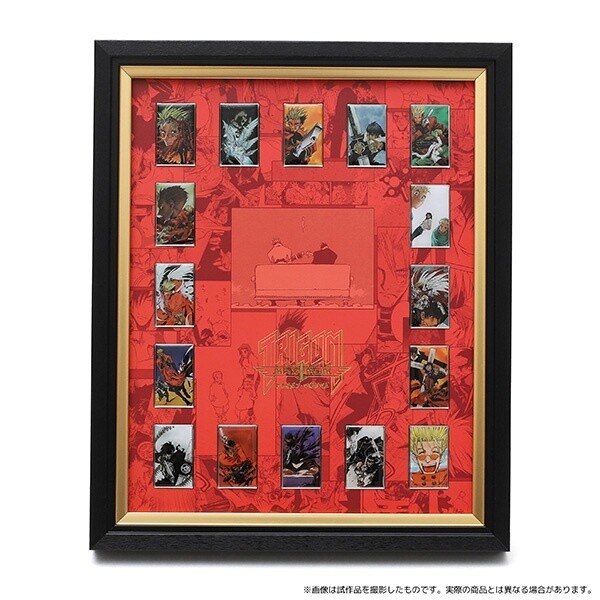 Trigun Maximum Pin Badge Collection with Wood Frame - Tokyo Otaku Mode ...