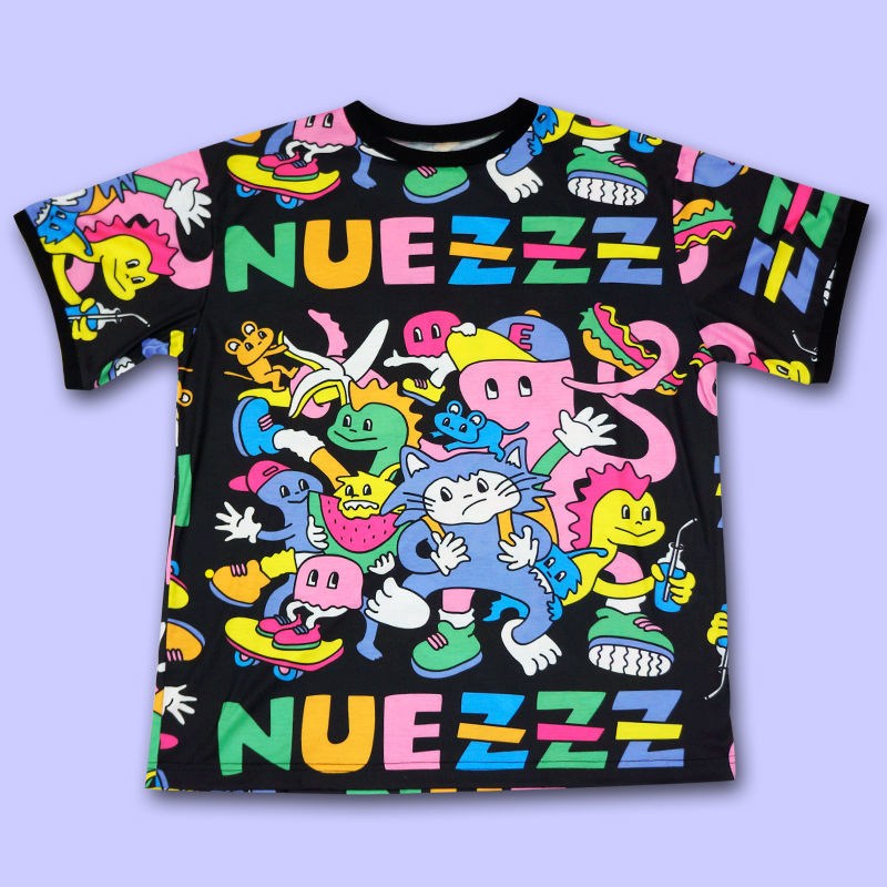 NUEZZZ ZZZ PiCNiC All-Over Print T-Shirt - Tokyo Otaku Mode (TOM)
