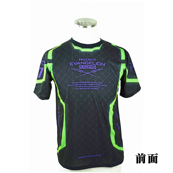 Evangelion Eva Racing 2017 Unit-01 Body Quick Drying Black T-Shirt ...
