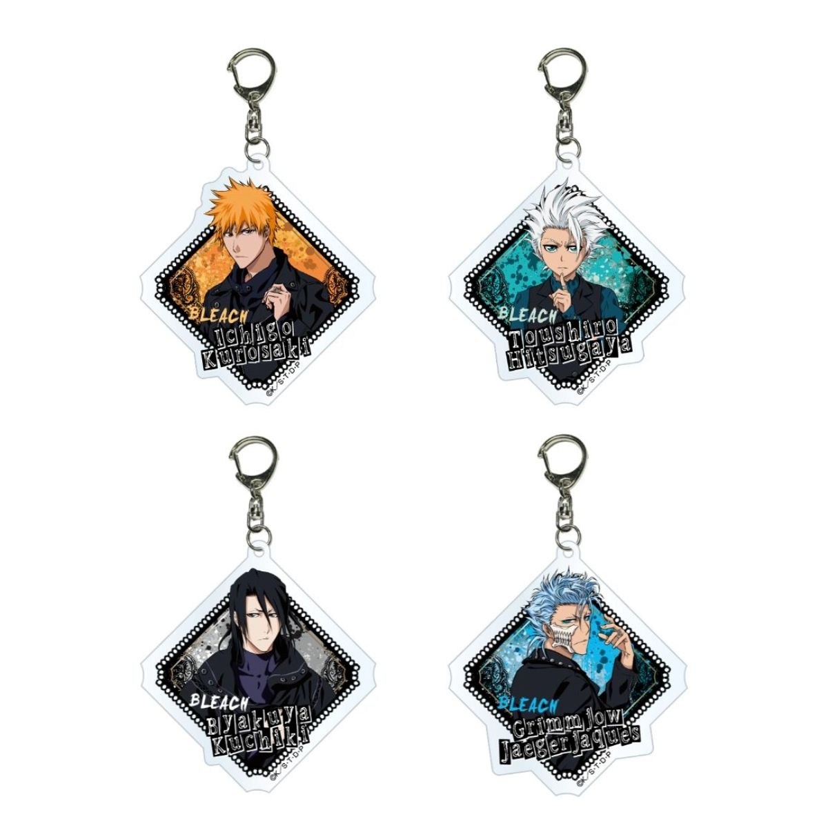 Bleach Black & Rock Acrylic Keychain Collection: KADOKAWA - Tokyo Otaku ...