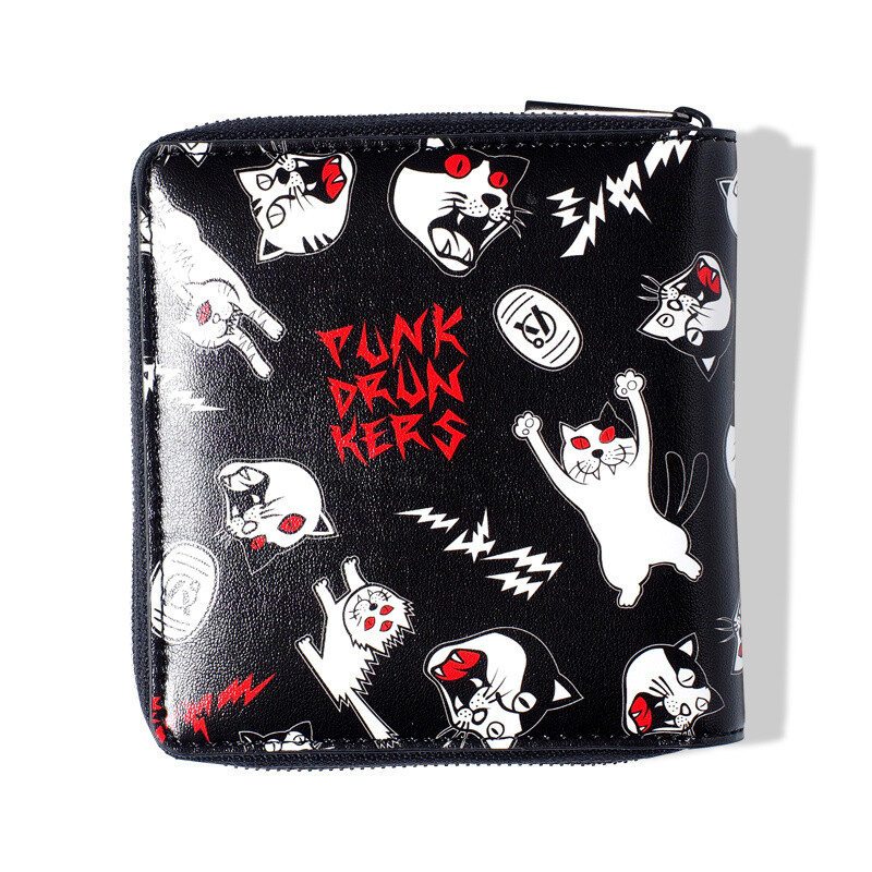Meow Black Wallet - Tokyo Otaku Mode (TOM)