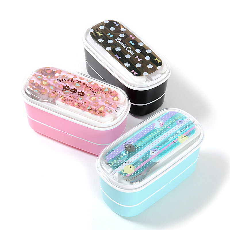 Trendy Double-Decker Bento Box - Tokyo Otaku Mode (TOM)