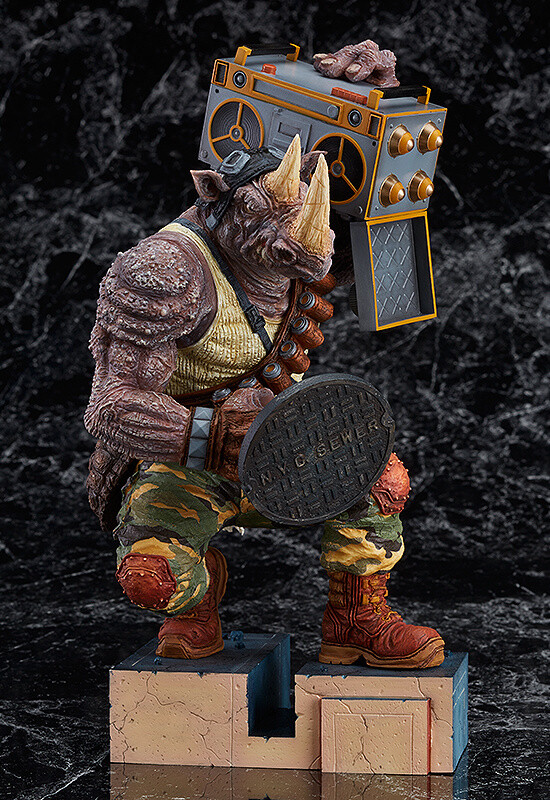Teenage Mutant Ninja Turtles Rocksteady Non-Scale Figure: Good Smile ...
