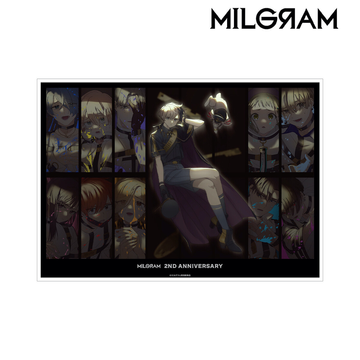 Milgram Shuugo: 2nd Anniversary Ver. A3-Size Mat Effect Poster - Tokyo Otaku Mode (TOM)