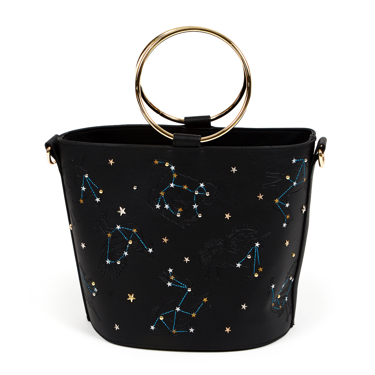 FLAPPER Animal Constellation Black Bucket Bag - Tokyo Otaku Mode (TOM)