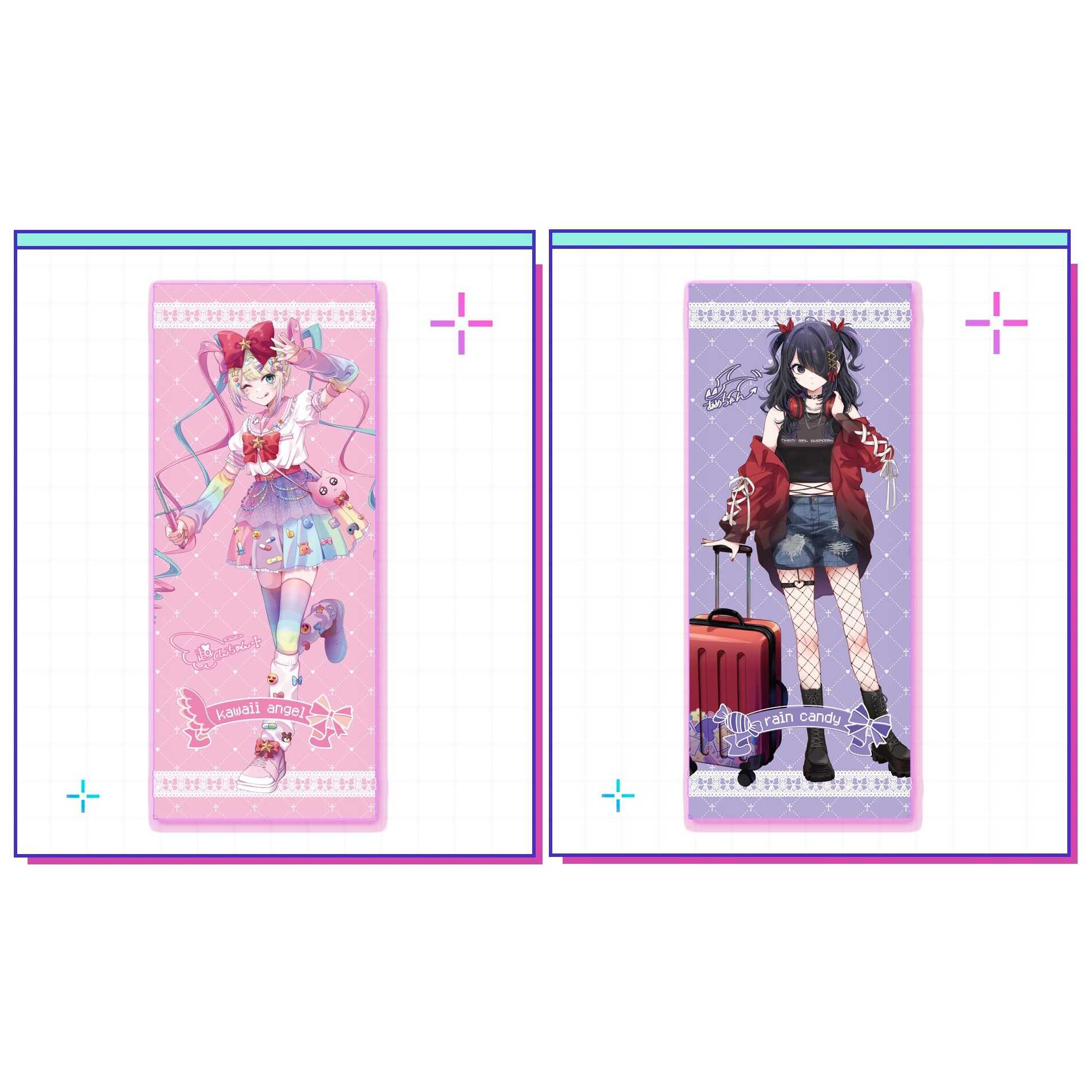 Needy Streamer Overload East and West Key Visual Life-Sized Tapestry ...