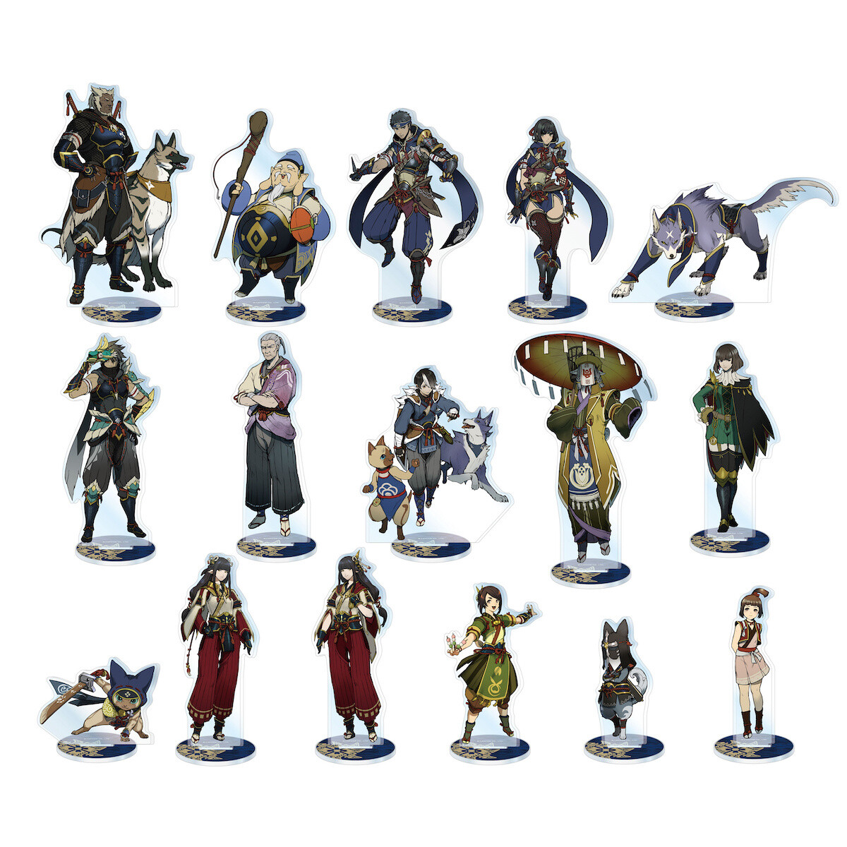 Monster Hunter Rise Characters Acrylic Stand Collection: Capcom - Tokyo ...