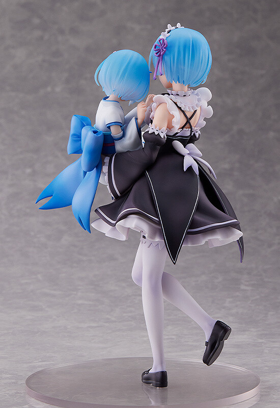Re:Zero -Starting Life in Another World- Rem & Childhood Rem 1/7 Scale ...