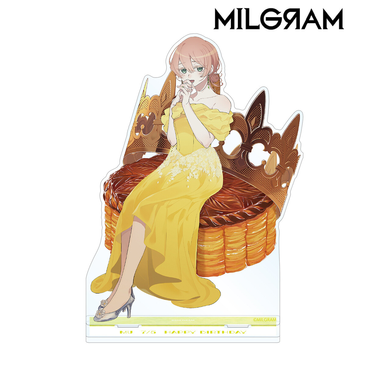 Milgram Mu: Birthday Ver. Big Acrylic Stand - Tokyo Otaku Mode (TOM)