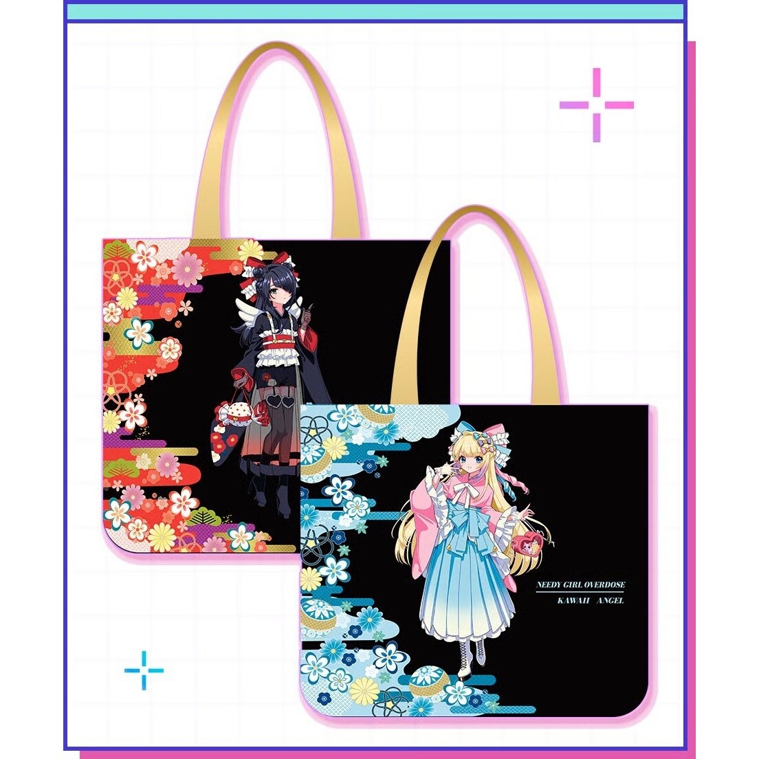 Needy Streamer Overload Retro Tote Bag - Tokyo Otaku Mode (TOM)