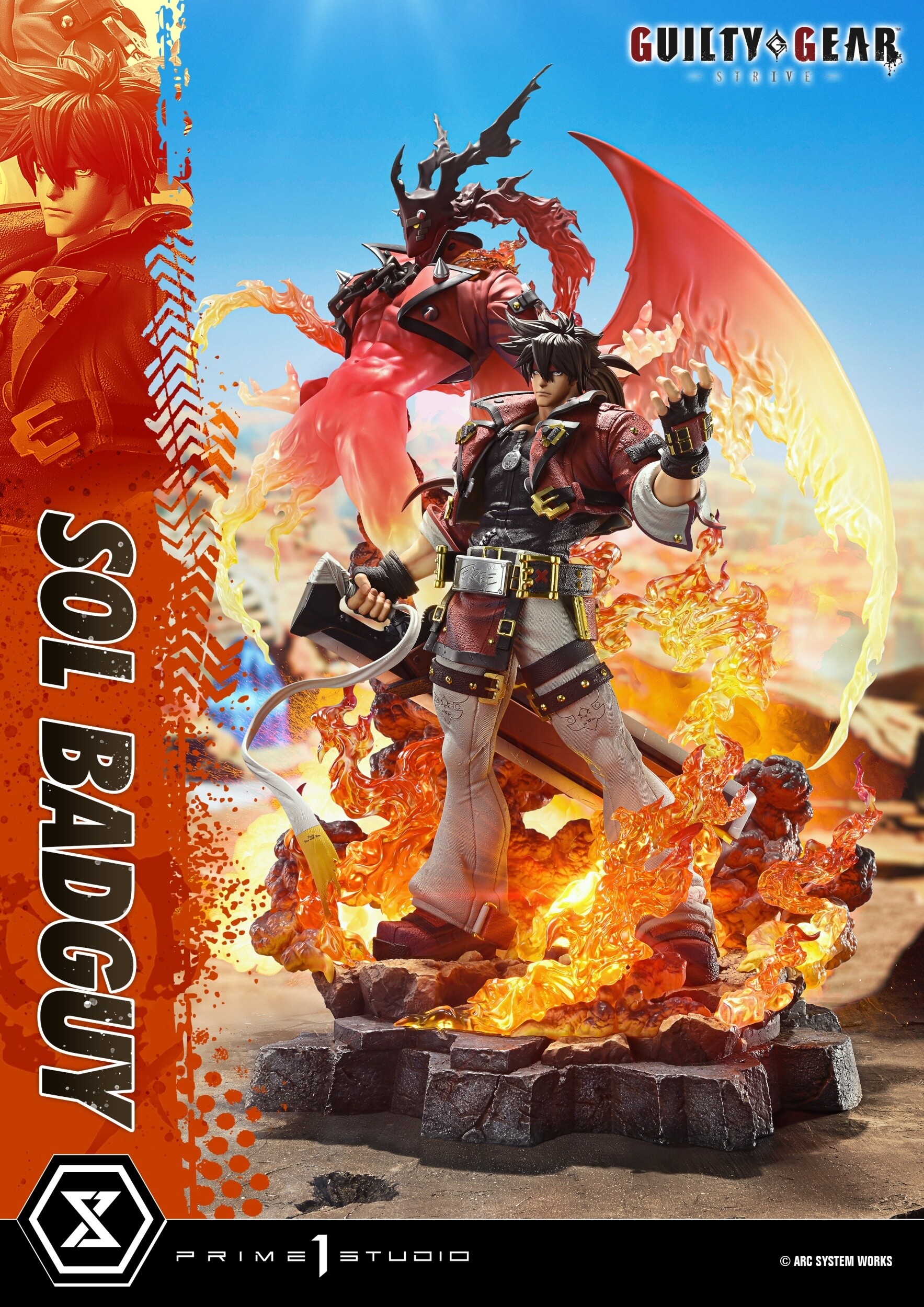 Ultimate Premium Masterline Guilty Gear -Strive- Sol Badguy 1/4 Scale ...