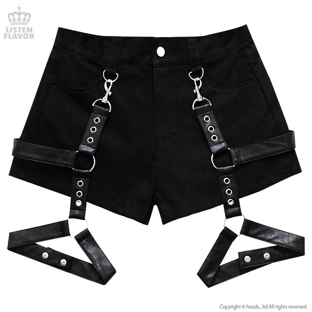 LISTEN FLAVOR Detachable Harness Garter Belt Shorts L: Listen Flavor ...