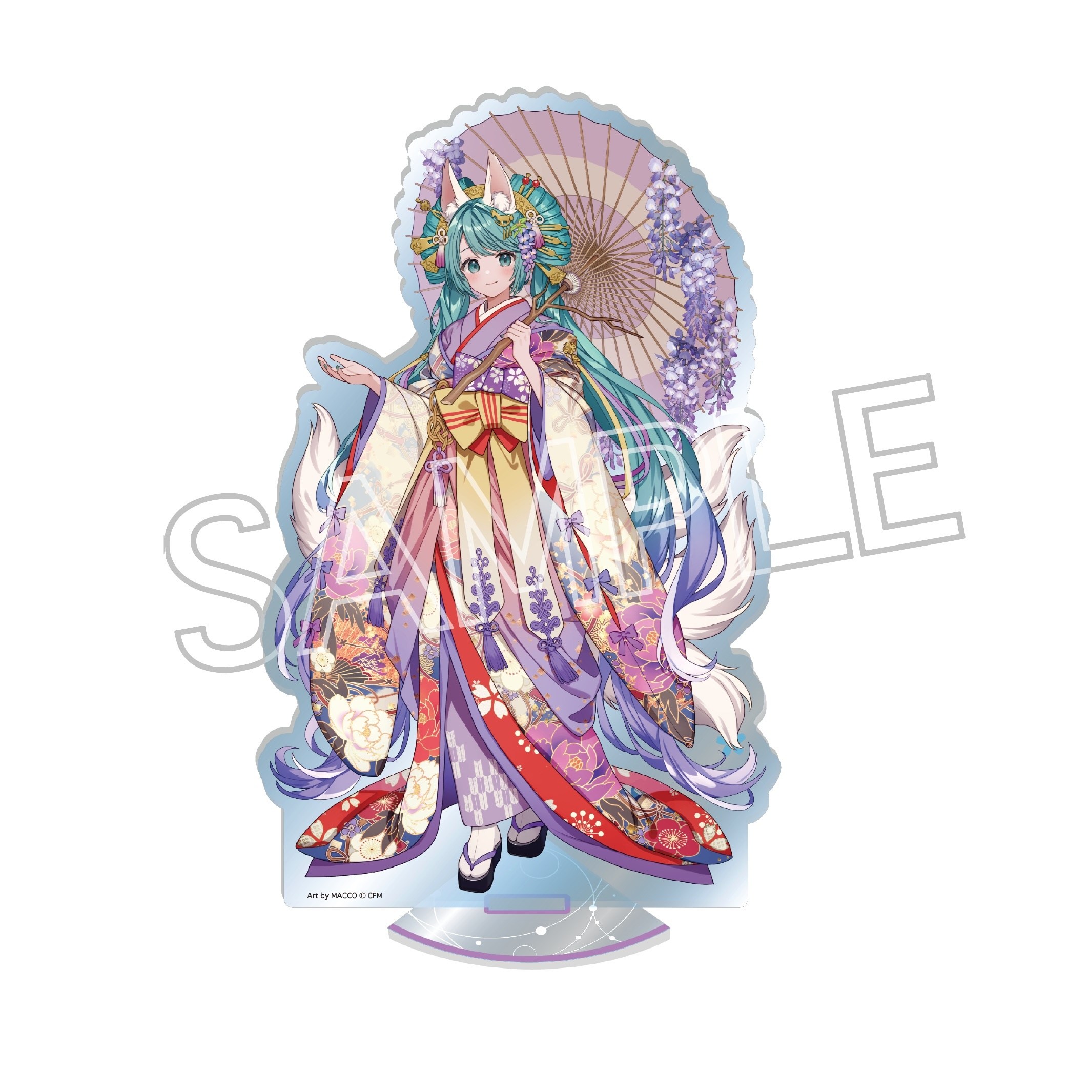 Hatsune Miku Hyakki Yakou -Reien- Acrylic Stand L Shirogitsune - Tokyo ...