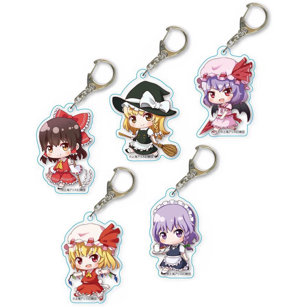 Touhou Teku Toko Acrylic Keychain Part 2 - Tokyo Otaku Mode (TOM)