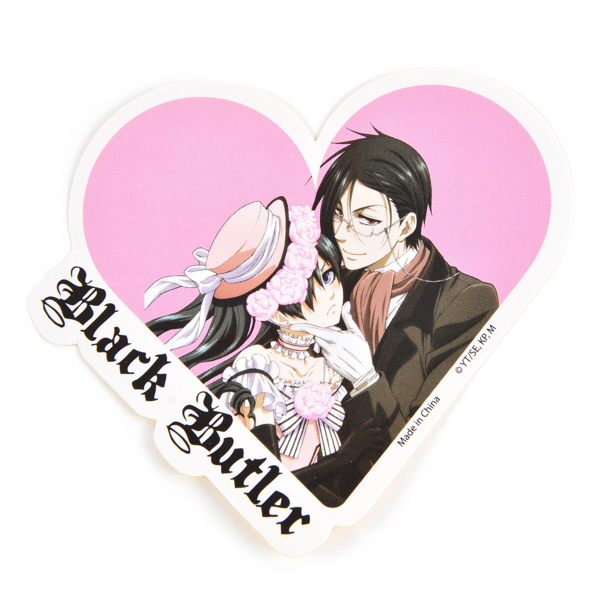 Black Butler Ciel & Sebastian Heart Sticker - Tokyo Otaku Mode (TOM)
