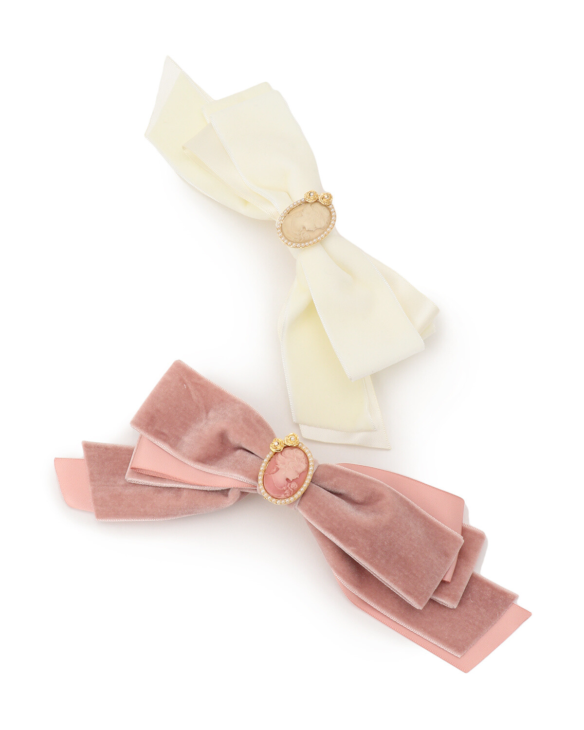 LIZ LISA Cameo & Velour Ribbon Barrette: LIZ LISA - Tokyo Otaku Mode (TOM)