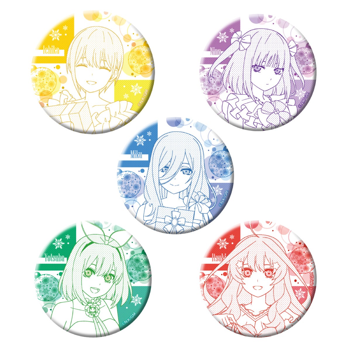 The Quintessential Quintuplets Pin Badge Collection Vol. 2: KADOKAWA ...