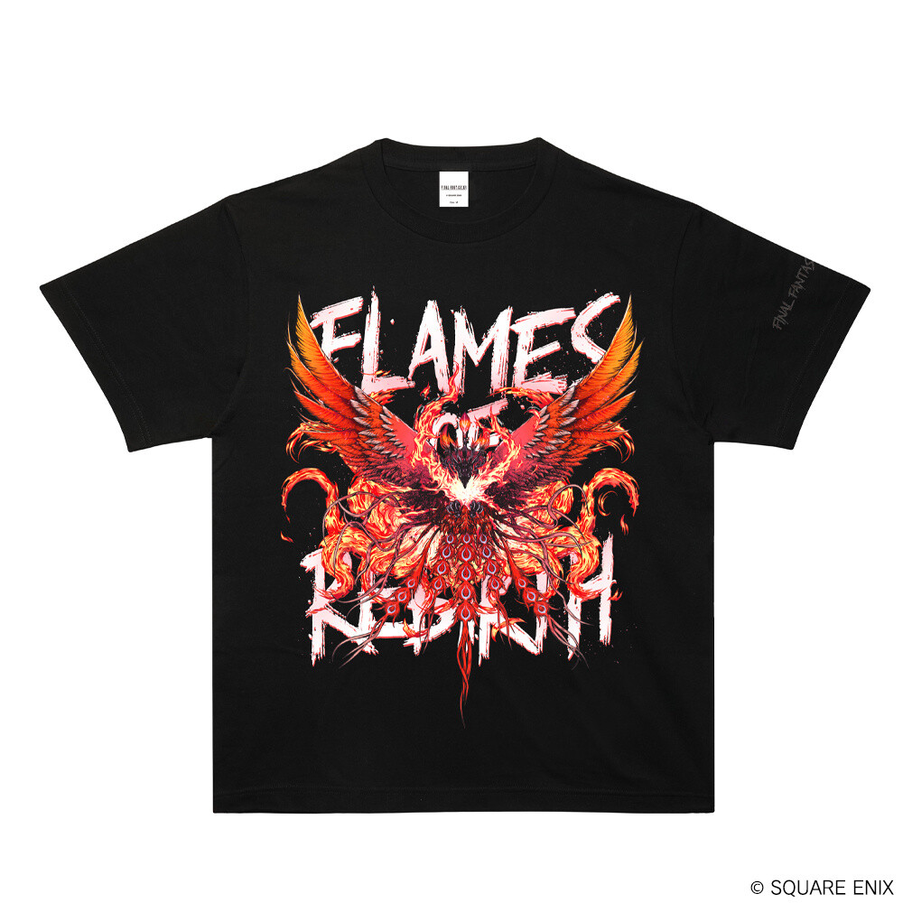 Final Fantasy XVI Flames of Rebirth T-Shirt: SQUARE ENIX - Tokyo Otaku ...