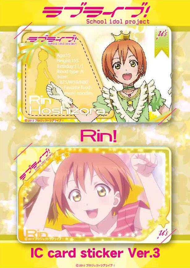 Love Live! IC Card Sticker Set Ver. 3: Chara-ani - Tokyo Otaku Mode (TOM)