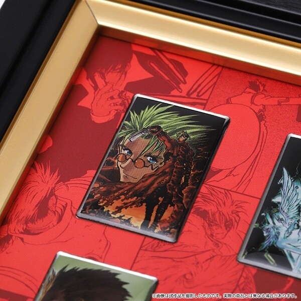 Trigun Maximum Pin Badge Collection with Wood Frame - Tokyo Otaku Mode ...