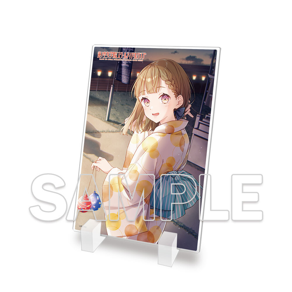 Love Live! Hasu no Sora Jogakuin School Idol Club Mini Acrylic Plate ...