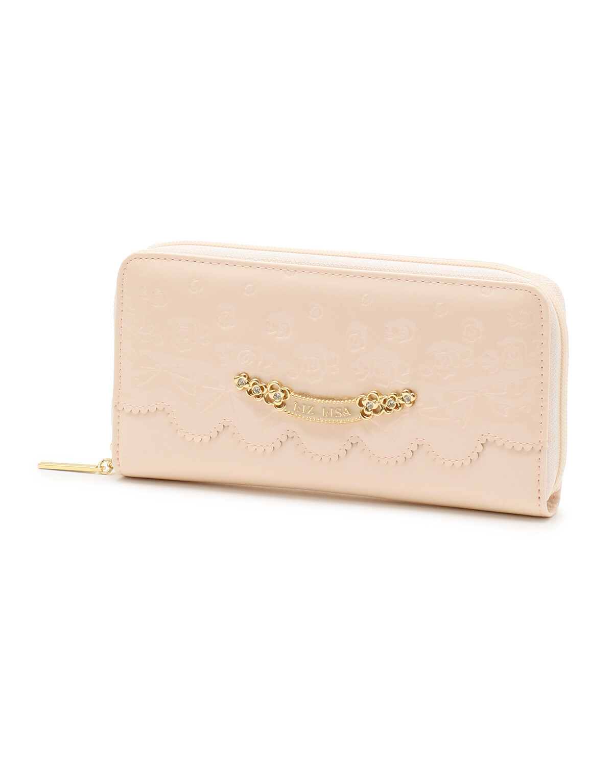 LIZ LISA Embossed Enamel Zip-Around Wallet - Tokyo Otaku Mode (TOM)