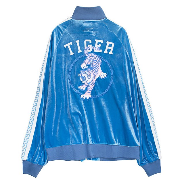 LISTEN FLAVOR Tiger China Velour Track Jacket - Tokyo Otaku Mode (TOM)