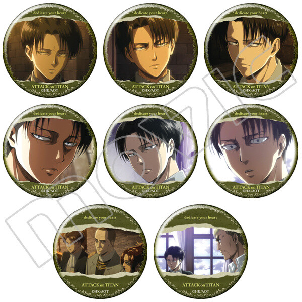 Attack on Titan Levi Character Badge Box Set - Tokyo Otaku Mode (TOM)