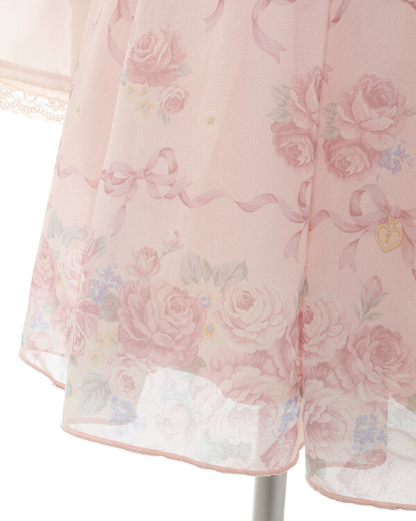 LIZ LISA Ribbon Rose Chiffon Dress - Tokyo Otaku Mode (TOM)