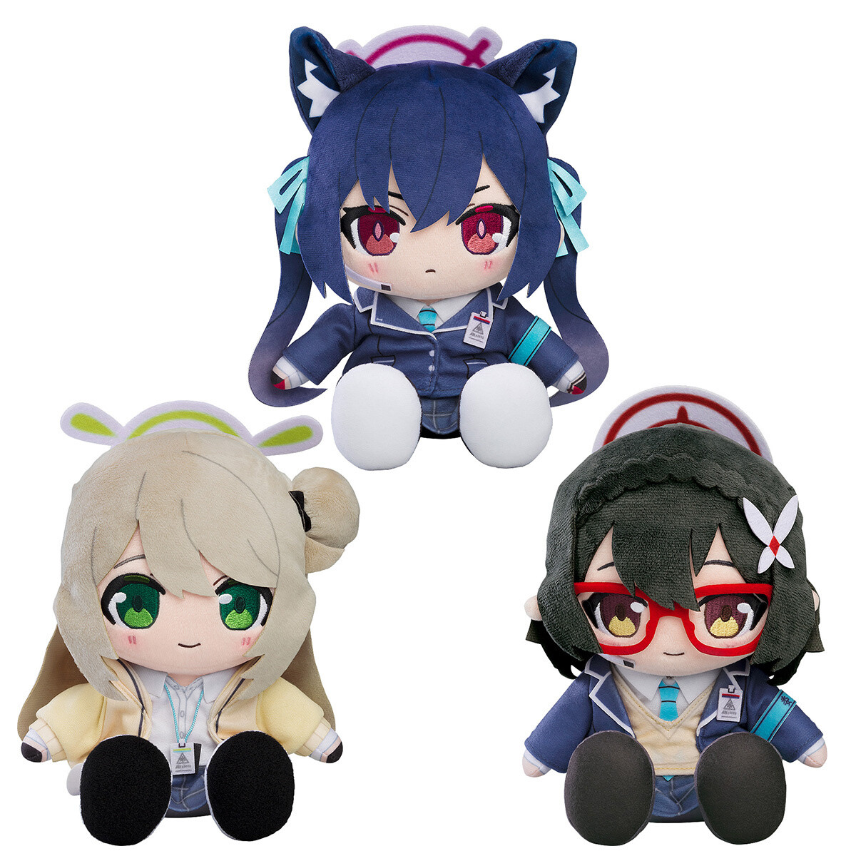 Blue Archive Chocopuni Plushie Nonomi/Serika/Ayane: Good Smile Company ...