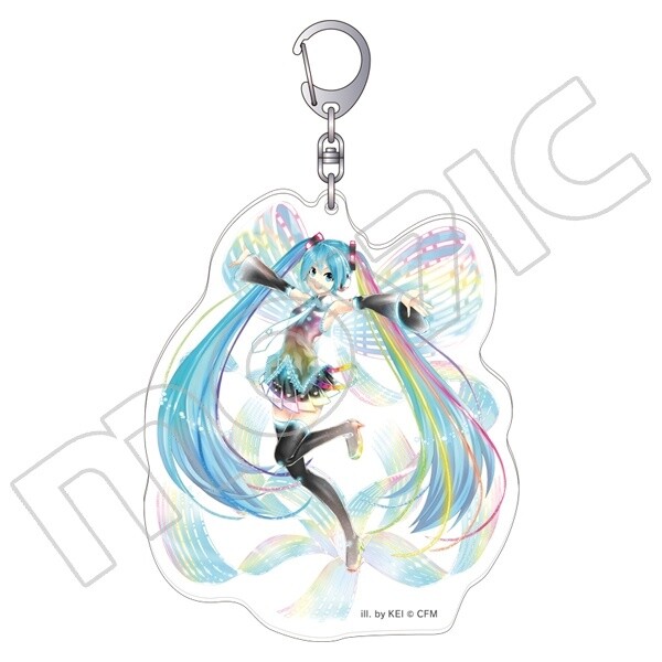 Hatsune Miku Big Acrylic Keychain Charm Collection: KEI - Tokyo Otaku ...